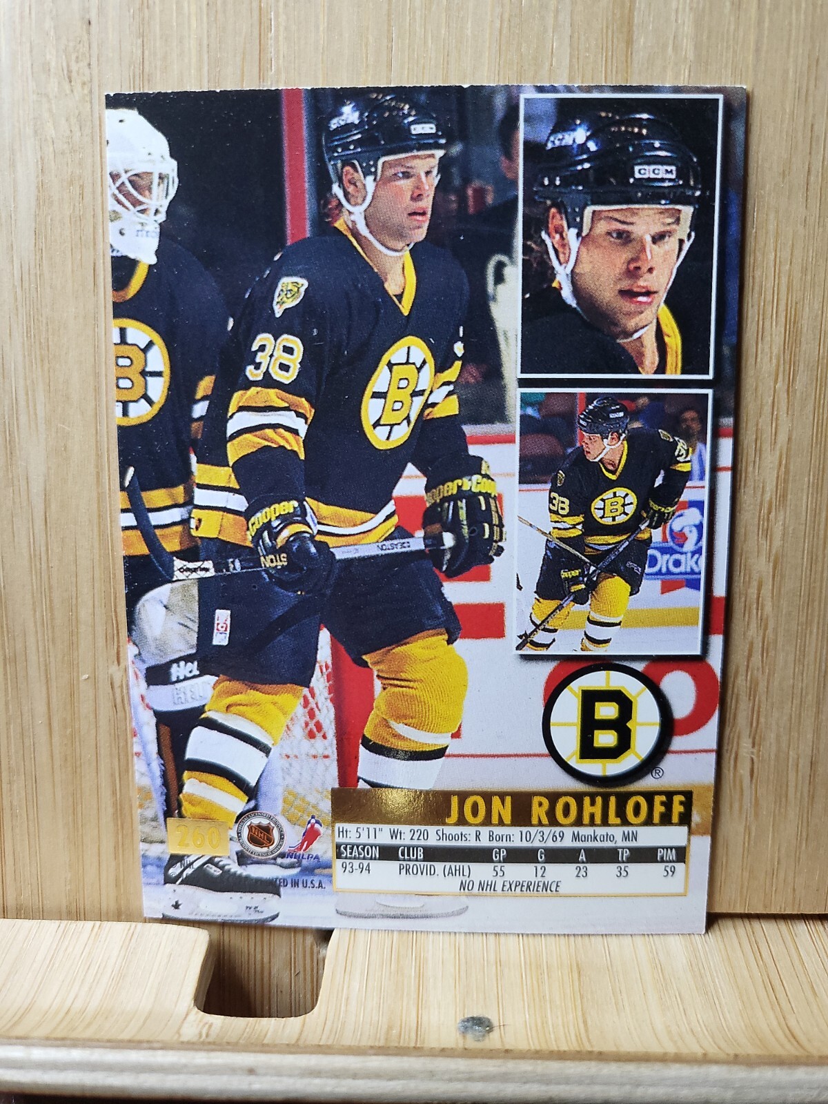 JON ROHLOFF🏆94-95 Fleer Ultra Series II #260 NHL Hockey Card🏆 FREE POST ...