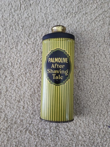 1940s Vintage Colgate Palmolive After Shaving Talc Full Tin USA TB1464 ...