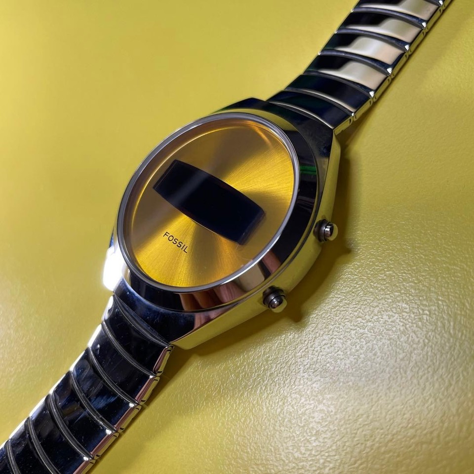 FOSSIL LED Watch 2002 Vintage Quartz Wristwatch Retro Digital Unisex | eBay