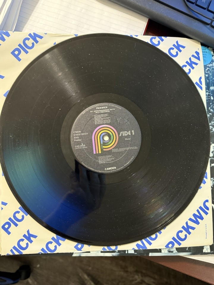 Elvis Presley C'mon Everybody 12'' Vinyl LP Album Pickwick CAS-2518 ...