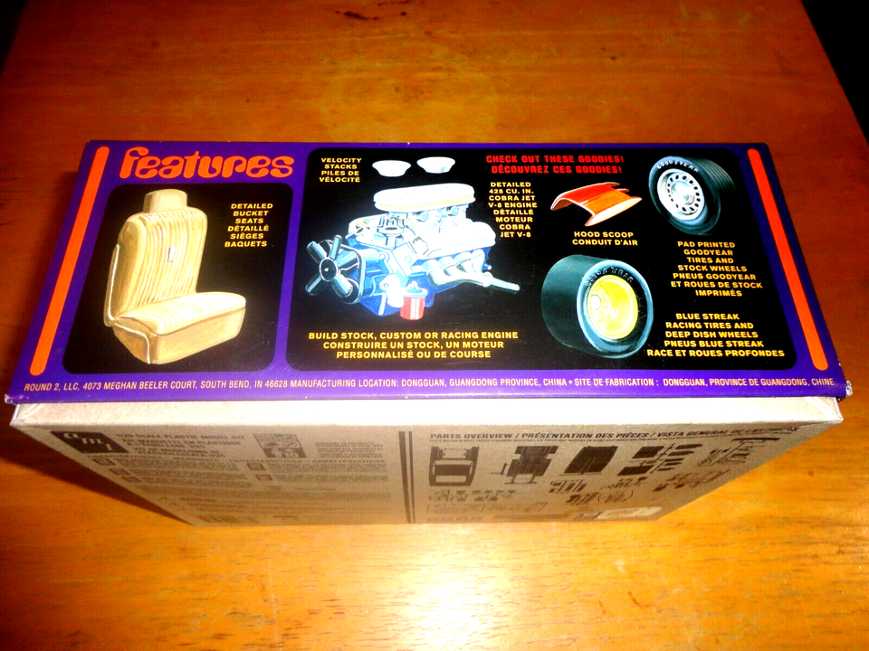 2021 AMT Model 1969 FORD TORINO COBRA FASTBACK Kit #AMT1217M/12 | eBay