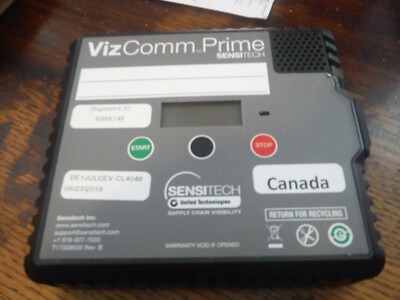 BRAND NEW SENSITECH VIZCOMM PRIME LOGGER TRACKER T11012640 | eBay