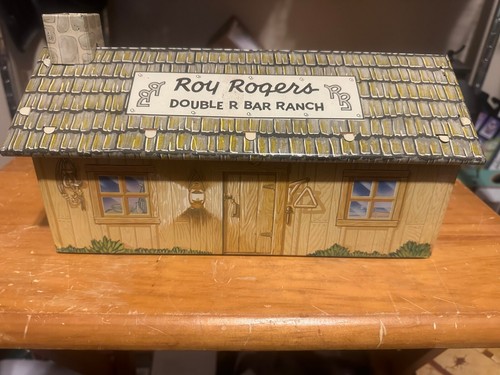 Vintage 1950's Marx Roy Rogers BAR-R Bar Ranch Tin Litho Ranch Bunk ...