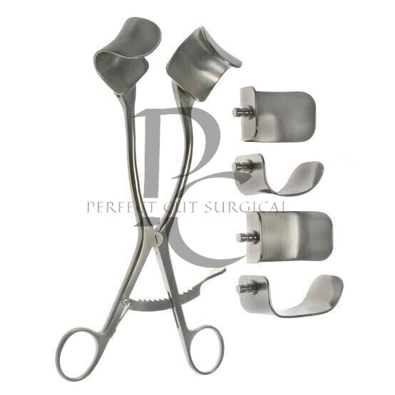 Kolbel Retractor Complete Set, 6 Blades German Orthopedics Surgical ...