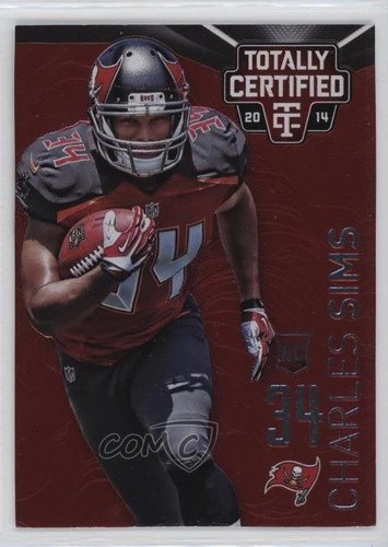 2014 Panini Totally Certified Platinum Red /100 Charles Sims #198 ...