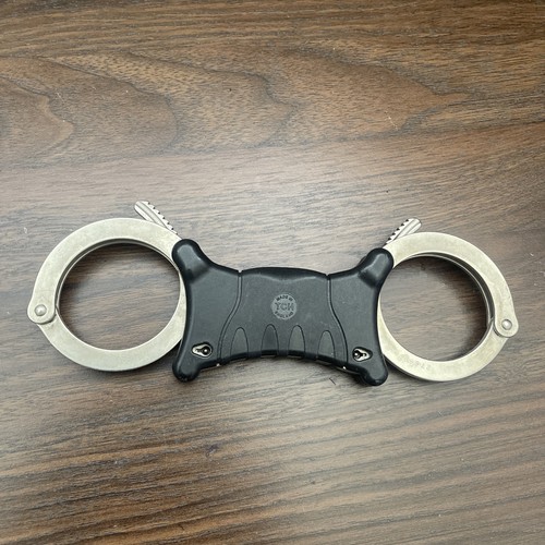 TCH840 Handcuffs Speedcuffs Cuffs Ex Police Rigid Handcuffs NO Key ...