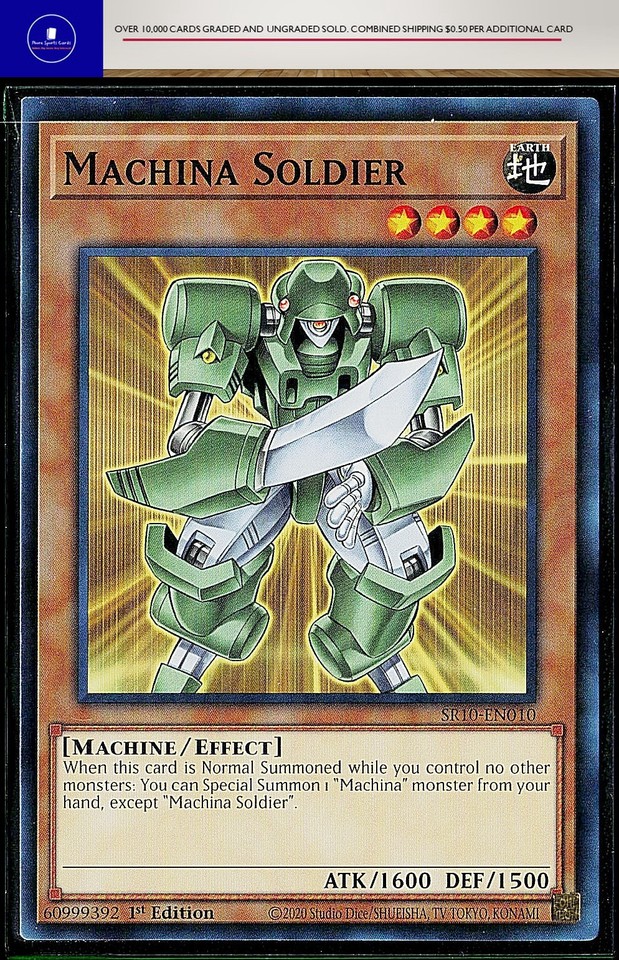 Structure Deck: Mechanized Madness Machina Soldier #SR10-EN010 | eBay