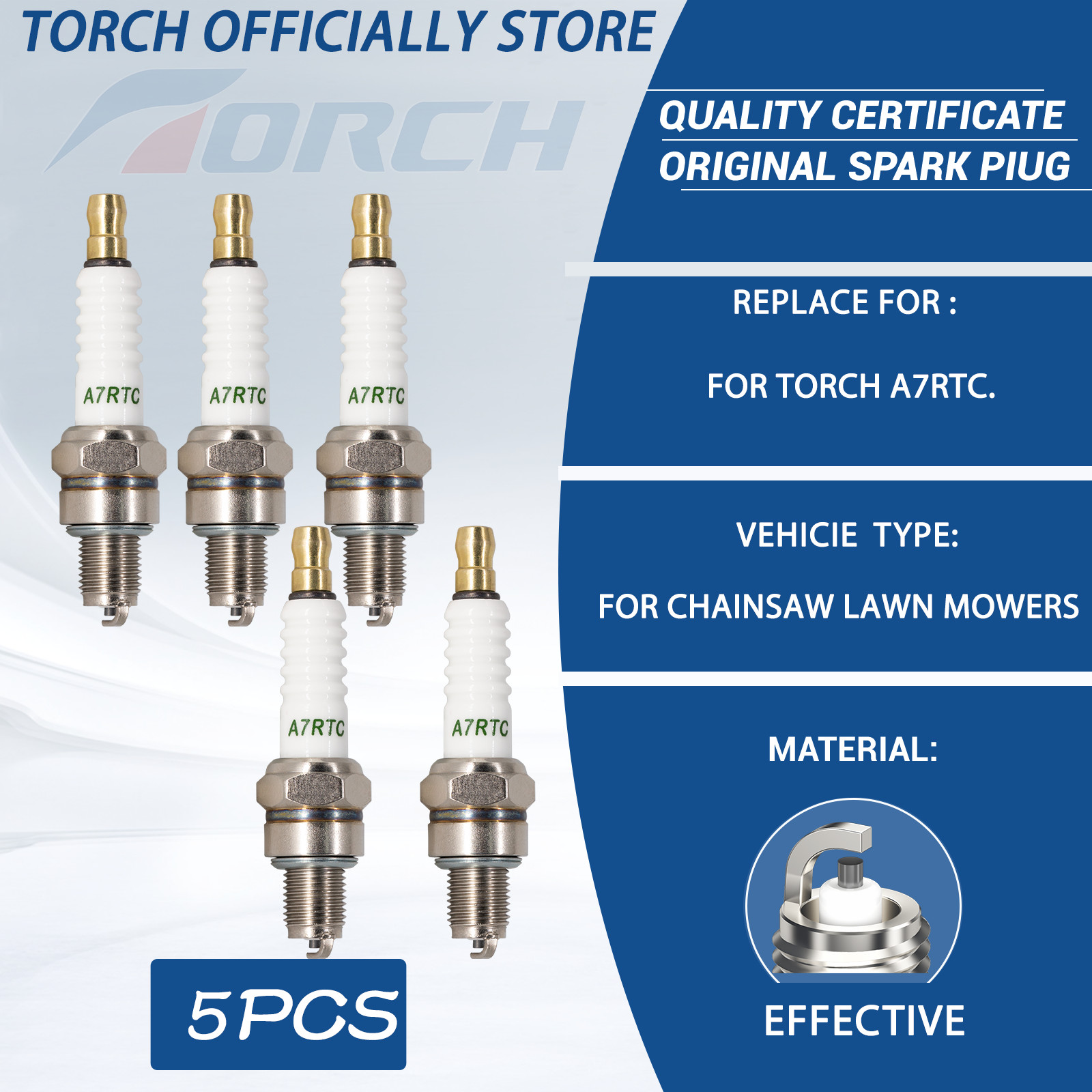 Torch A7RTC - Alternative spark plugs