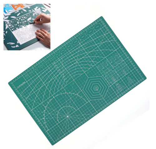 PVC A3 SELF HEALING CUTTING MAT Leather Craft DIY Tools Double Sided ...