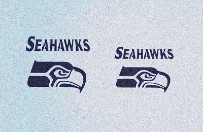 Set of 2 Seattle Seahawks Stencil Football Sport Stencils | eBay
