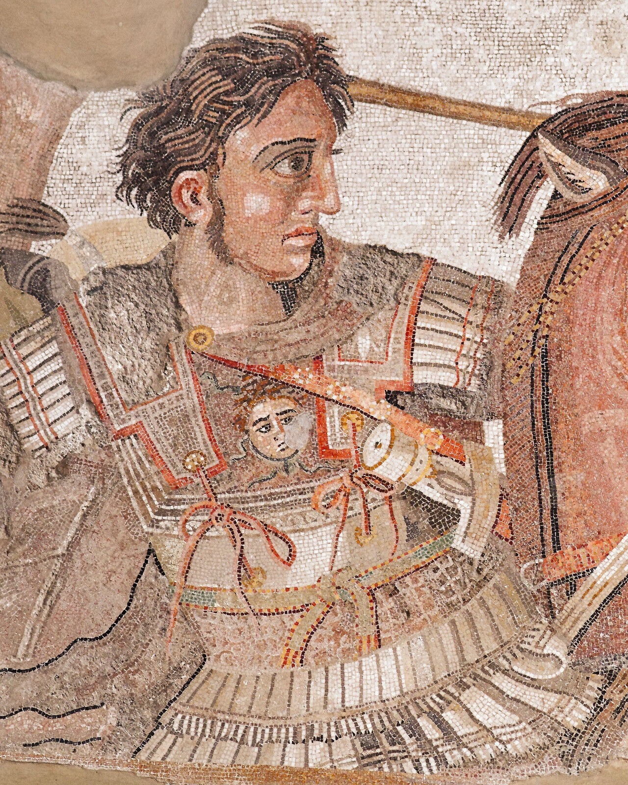 Alexander The Great Mosaic Tile Portrait Painting Poster War 11X14 Art ...