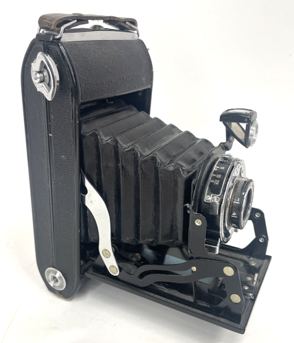 Vintage Wirgin 6x9 120 Folding Camera w/ Steinheil Cassar VI 105mm F3.8 ...