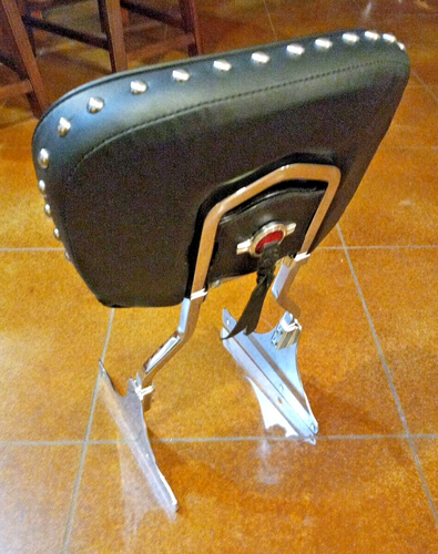 RED CONCHO Harley Heritage Softail Sissy Bar Passenger Backrest Red ...