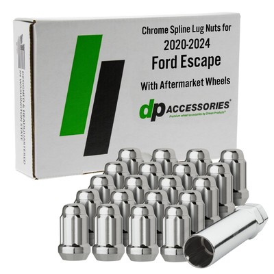 Chrome Lug Nuts for 2020-2024 Ford Escape with Aftermarket Wheels | eBay