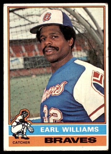 1976 Topps Earl Williams . Atlanta Braves #458 | eBay