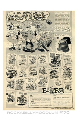 Ed Big Daddy 11x17 Poster Print Robert Williams Roth Studios Ad Weirdo ...