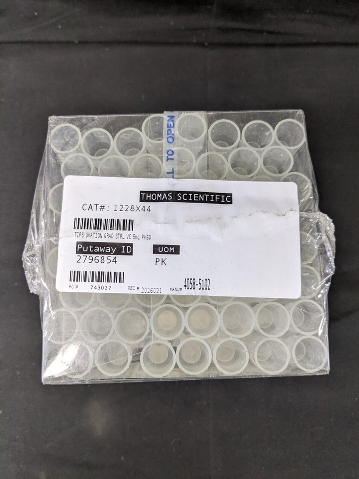 VISTALAB 5mL VistaClear Pipette Tips Macro Model Sterile 4058-5102 60 ...