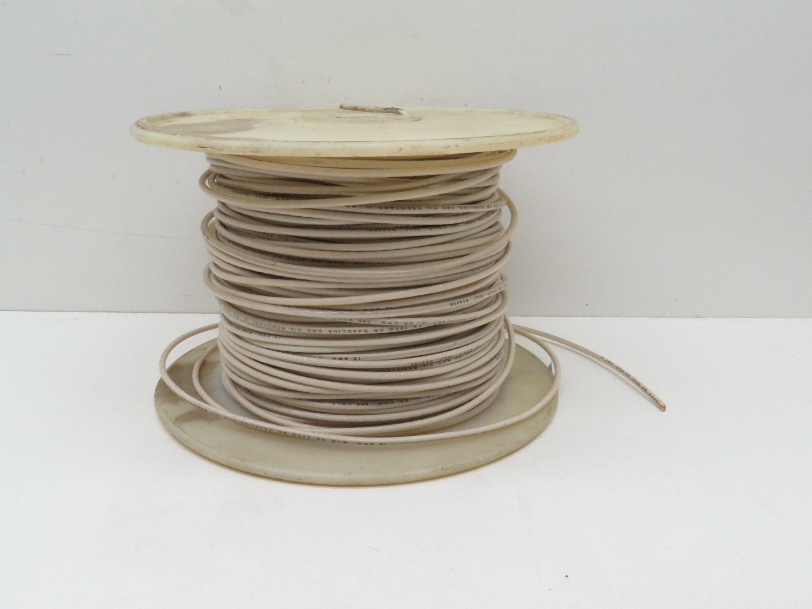 (275ft) 16AWG Stranded White TFFN MTW Machine Tool Copper Wire 600V #16 ...