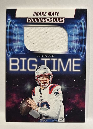 2025 Panini Rookies & Stars Drake Maye Patch Big Time Patriots BT-DME ...