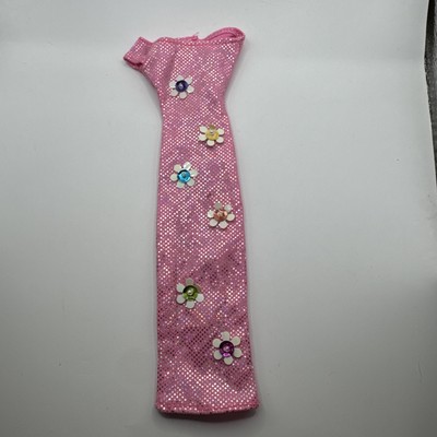 Cool Clips Barbie Doll LONG HAIR Pink Sparkle Dress ONLY Mattel, 1999 ...