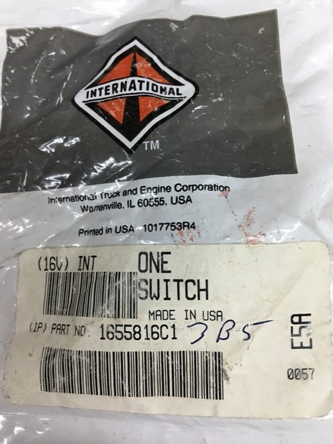 1655816C1 Coolant Temperature Switch 1988-89 International Truck for ...