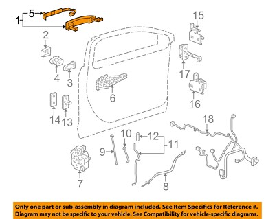 GM OEM-Outside Exterior Door Handle 13577716 | eBay