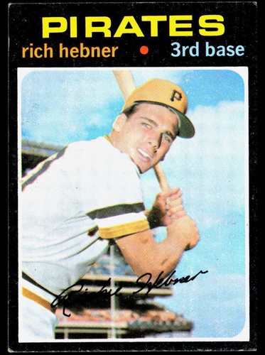 Rich Hebner 1971 Topps #212 EX No Crease A | eBay