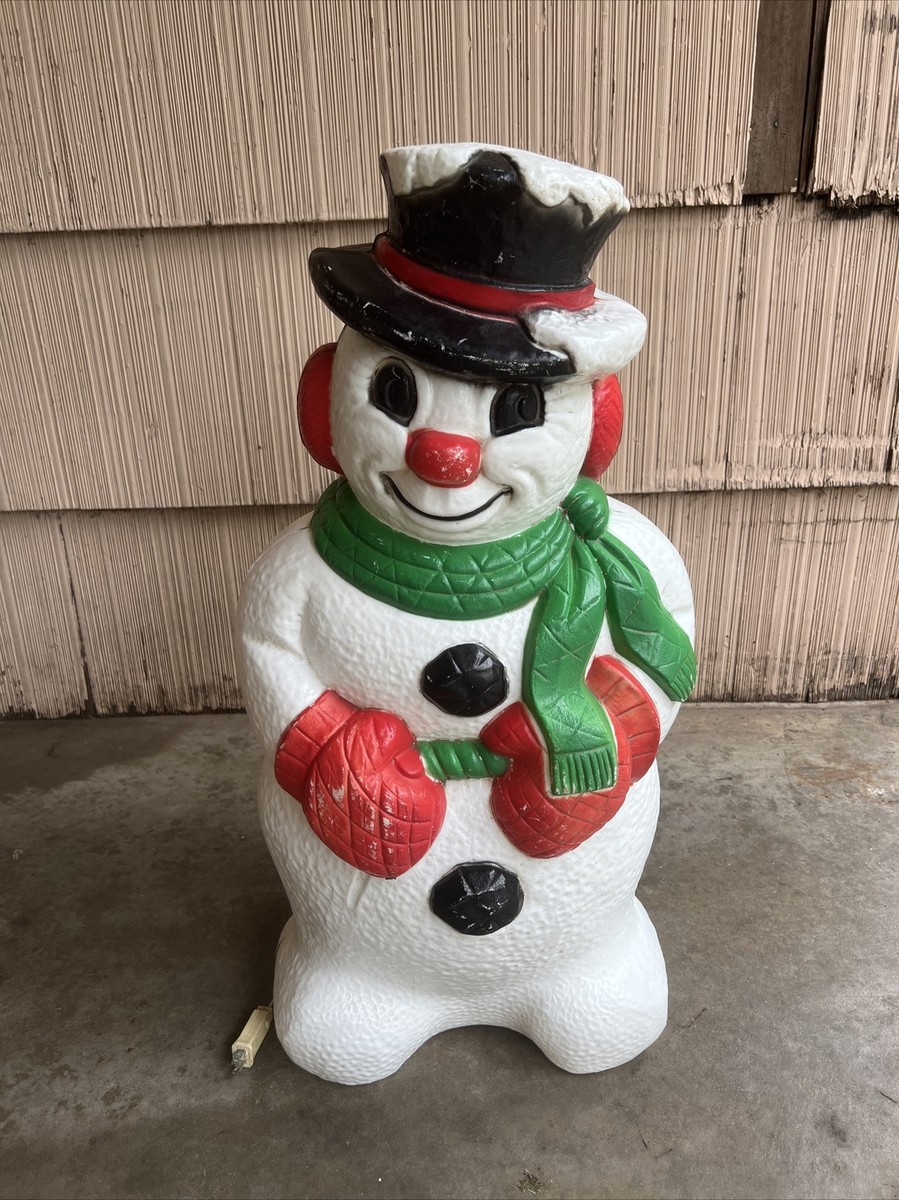 Outdoor Plastic Snowman