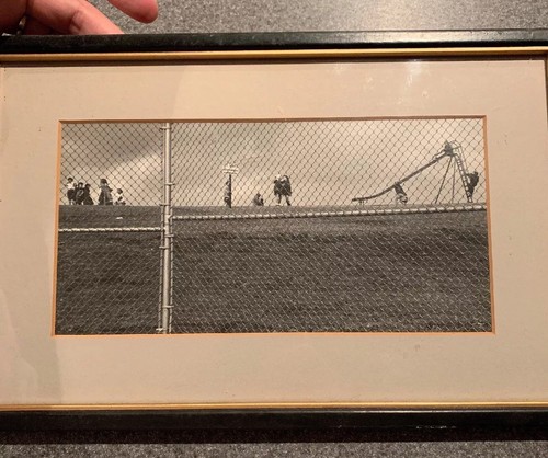 Art Framed Photograph Playground Chain Link Fence 1960s Cold War ...