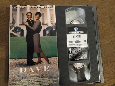 Dave VHS 1993 - Kevin Kline - Sigourney Weaver - Ivan Reitman ...