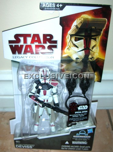 2009 Star Wars The Legacy Collection BD37 Clone Commander Deviss Droid ...