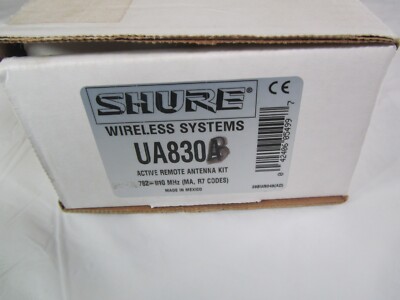 Shure UA830UB UHF Active Remote Antenna Amplifier | 692-716 MHz UA830 ...