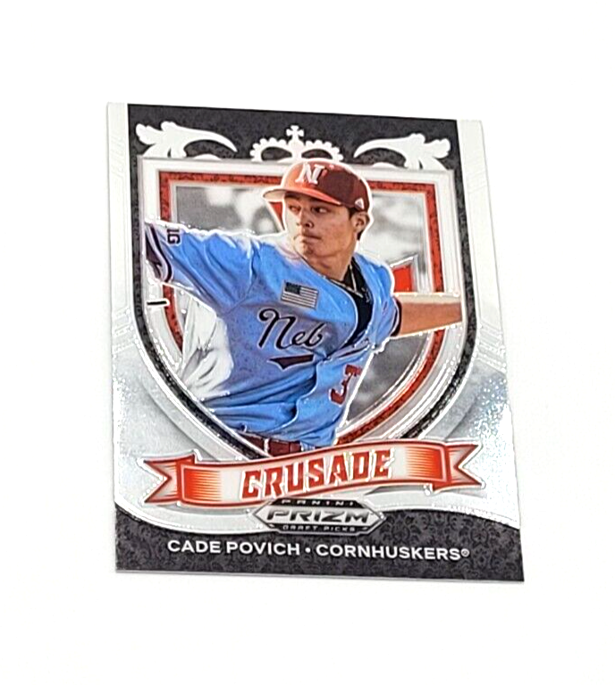 2021 Panini Prizm Baseball Draft Picks Crusade Cade Povich #C-CP | eBay