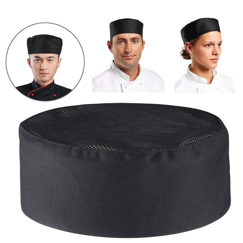 2 Pack Chef Hat Cloth Chefs Skull Caps Cooking for Kitchen Adjustable ...