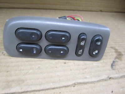FORD ESCAPE 02 2002 DRIVER POWER WINDOW LOCK SWITCH & brown BEZEL w ...