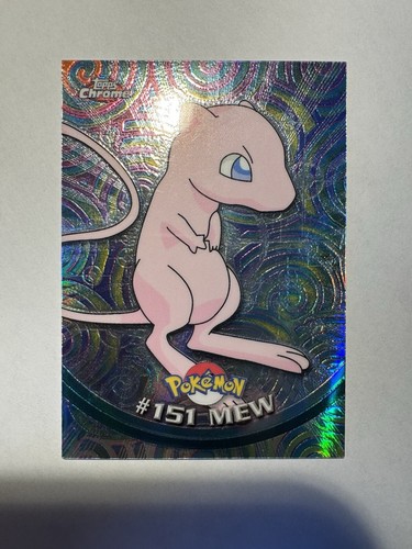 Pokemon 2000 Topps Chrome Spectra Mew #151 | eBay