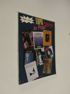 Tops in Pops '89' Paperback Guitar Tab Songbook Sheet music | eBay