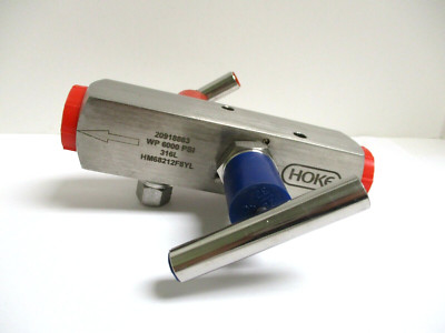 HOKE, BLOCK AND BLEED MANIFOLD, HM68212F8YL, 316L, 6000PSI | eBay