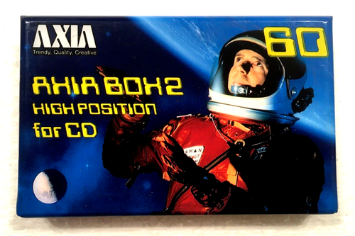 AXIA BOX 2 60 vintage cassette blank tape sealed Made in Japan Type II ...