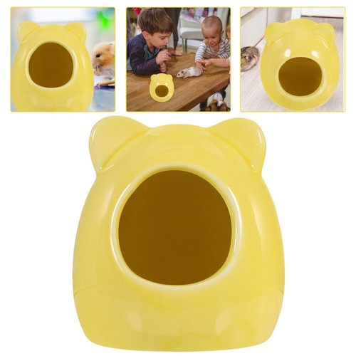 Ceramic Sleeping Nest Hamster Hideout House for Gerbils Hides Cute | eBay