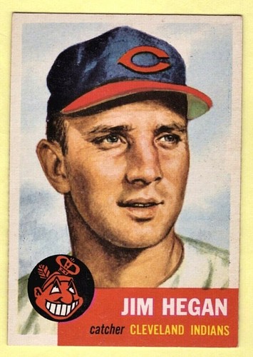 Jim Hegan Cleveland Indians 1953 Topps Card #80 | eBay