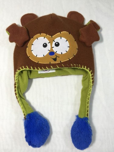 Flipeez Hat Monkey Children Kids Winter Cap Animal Shape Head Warmer ...