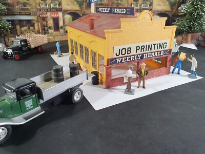 HO Scale Building Printing Station, Warehouse, Factory Substation ...