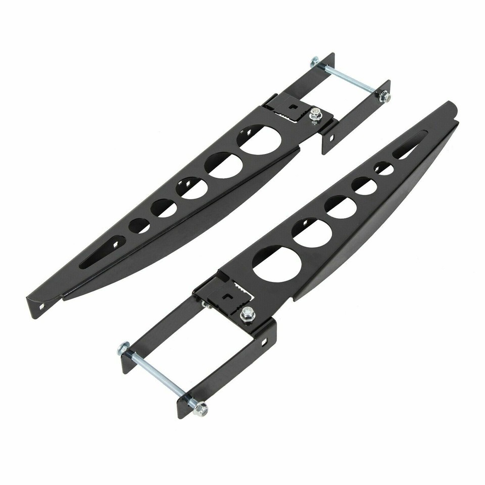 RV 4'' Square Rear Bumper Mounted Cargo Box Generator Tray Support Arms ...