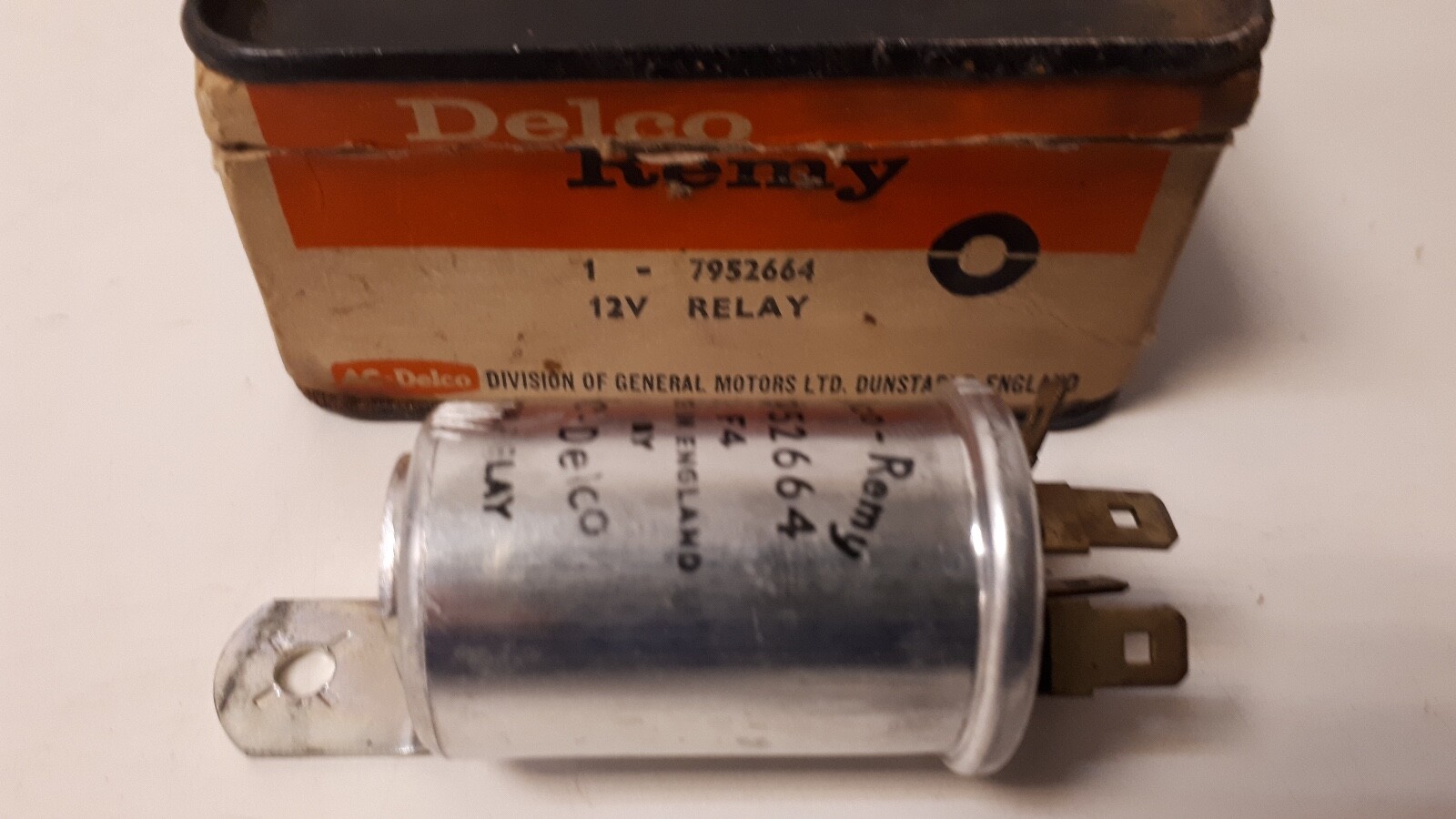 NEW AC Delco 12v relay unit 7952664 F4 4 pin W1 W2 C1 C2 Austin Rover ...