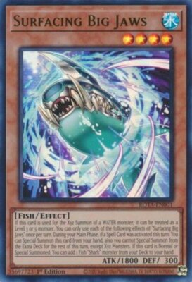 Yugioh! Surfacing Big Jaws - ROTA-EN001 - Ultra Rare - 1st Edition Near ...