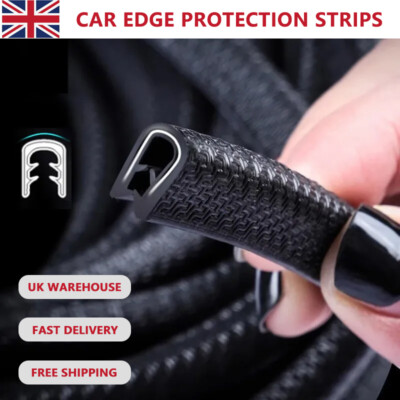 4.5M Car Door Boot Edge Protector Strip Trim U Shape Guard Seal Rubber ...