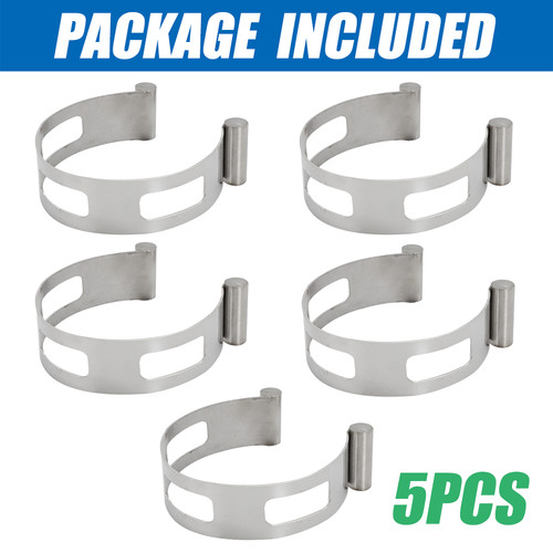 5PCS 2.5" Tacking Band Clip Stainless Steel Kit For Welding Fabrication ...