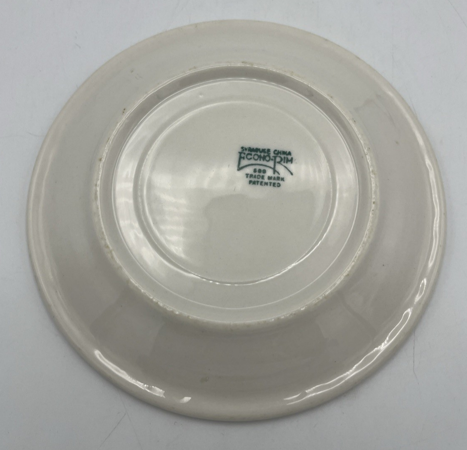Syracuse China Railroad Ware Small Dessert Plate The Traveler Pattern 6 ...