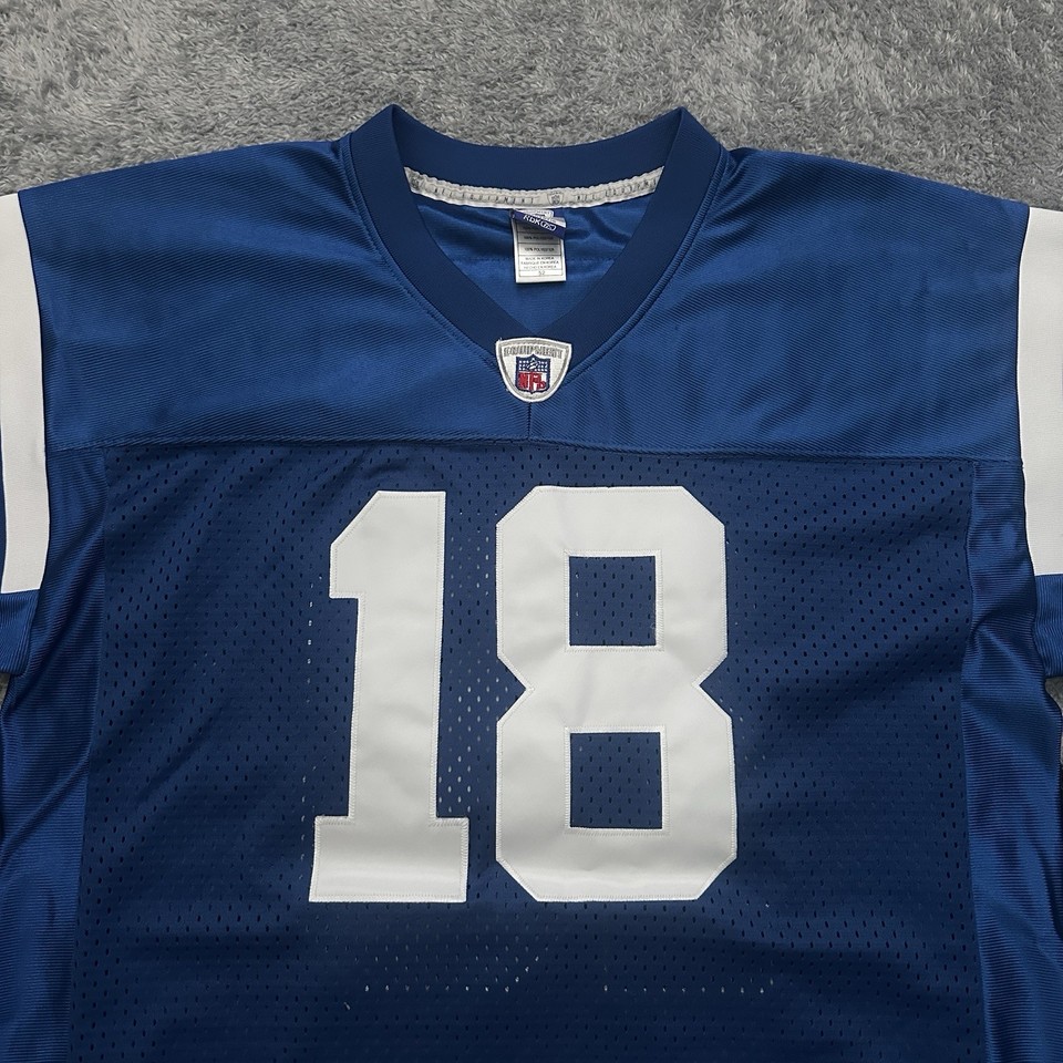 VTG Reebok Authentic Stitched Peyton Manning #18 Colts Jersey Mens 52 ...